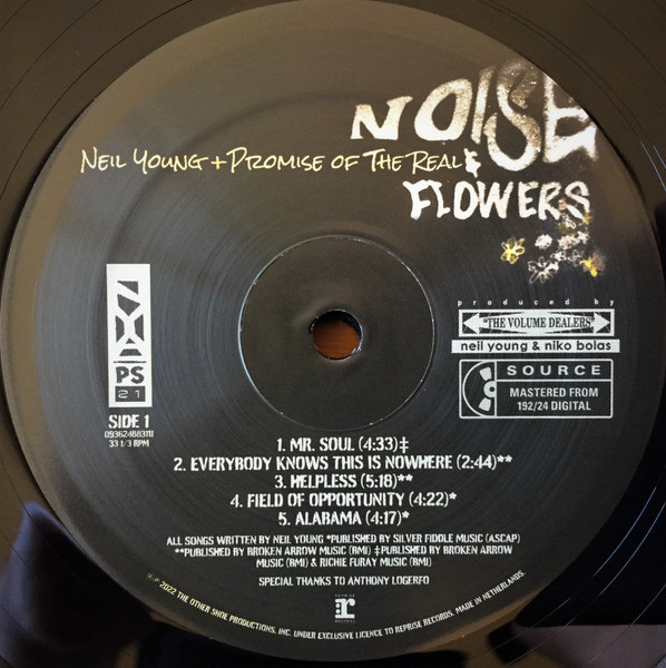 Neil Young + Promise Of The Real – Noise & Flowers (2lp)