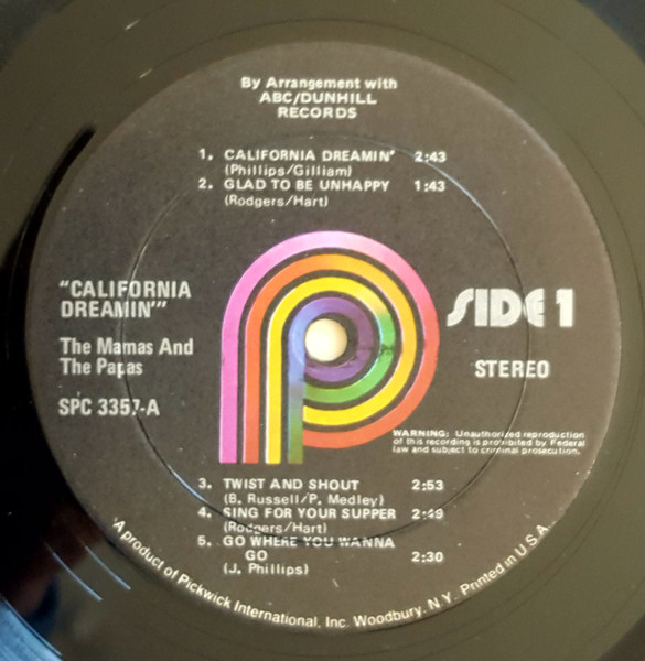 Mamas & The Papas – California Dreamin’